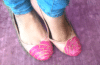 DIY Concha Shoes! The most fashionable project ever! - The Crafty Chica